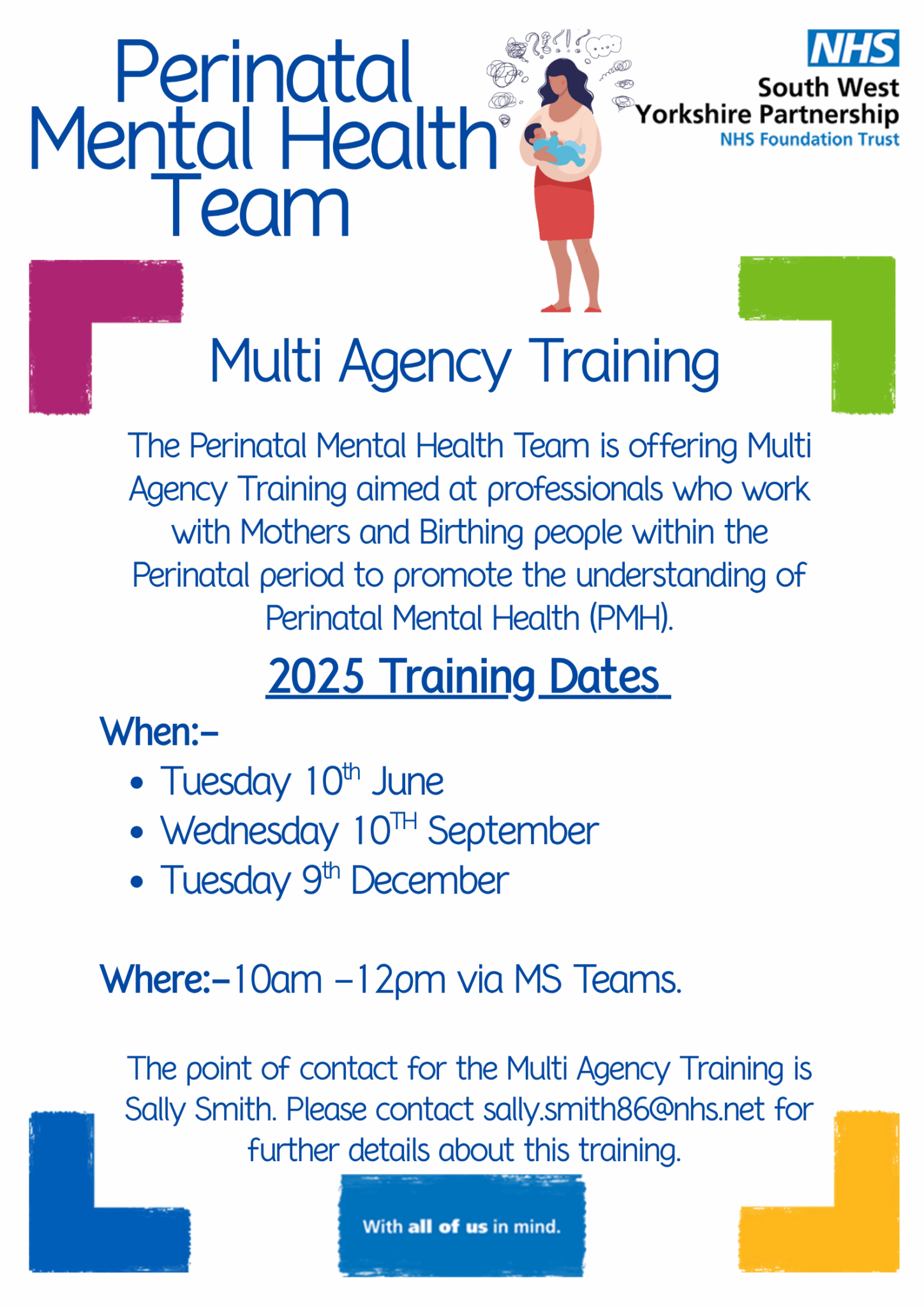 Perinatal Mental Multi-Agency Training - HDFT - Wakefield Safeguarding ...
